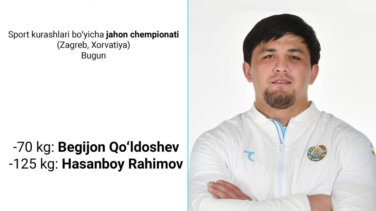 Bugun Zagrebda sport kurashlari bo‘yicha jahon chempionati boshlanadi ᐈ ...