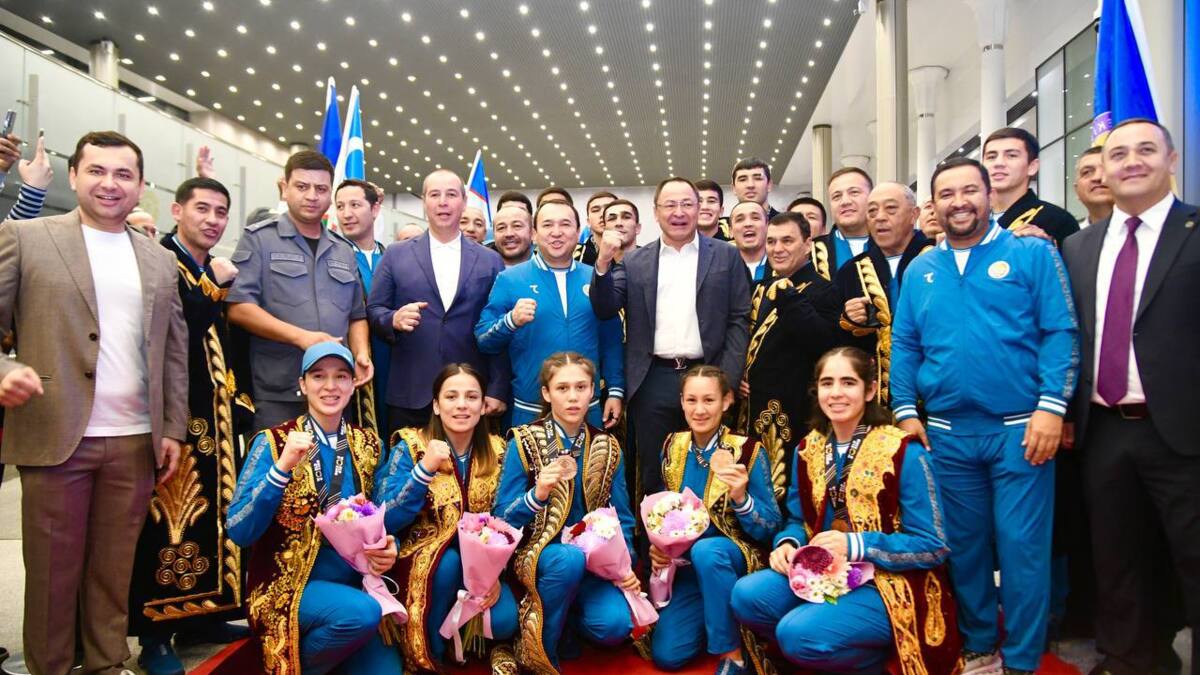 O‘zbekistonlik bokschilar tantanali kutib olindi ᐈ Sports24.UZ